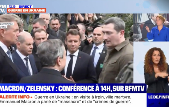 Macron à Kiev : une journée de poissons rouges - Par Daniel ...